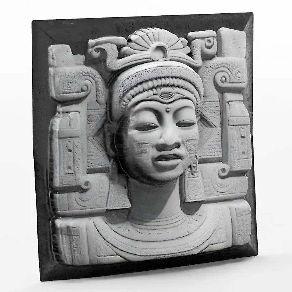 Mayan Relief | Molding / Carving models | BlenderKit