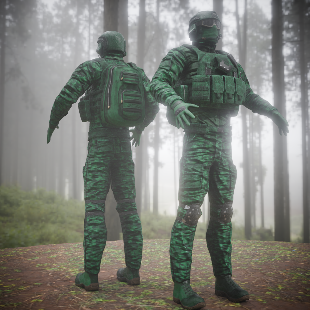 Military Character (GameReady) | Military Characters models | BlenderKit