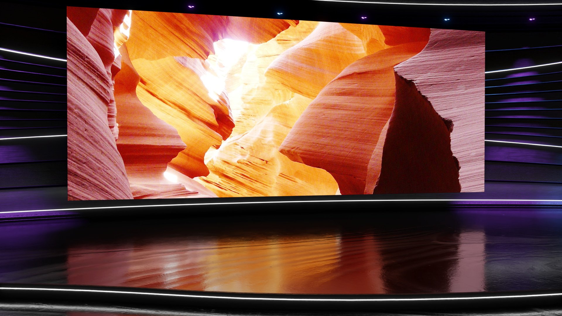 Led Screen Showroom | Public scenes | BlenderKit