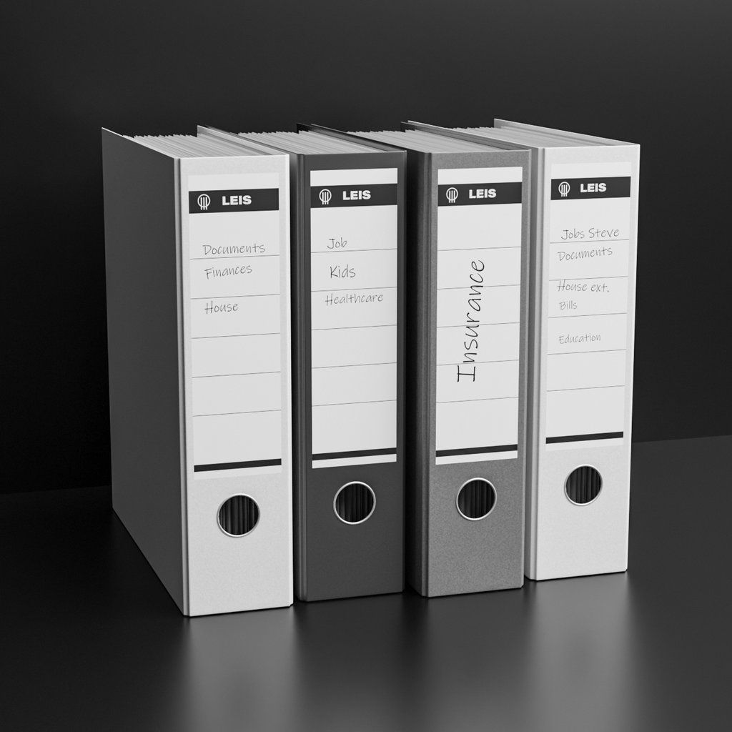 File Folders in office with labels and documents | Office Furniture ...