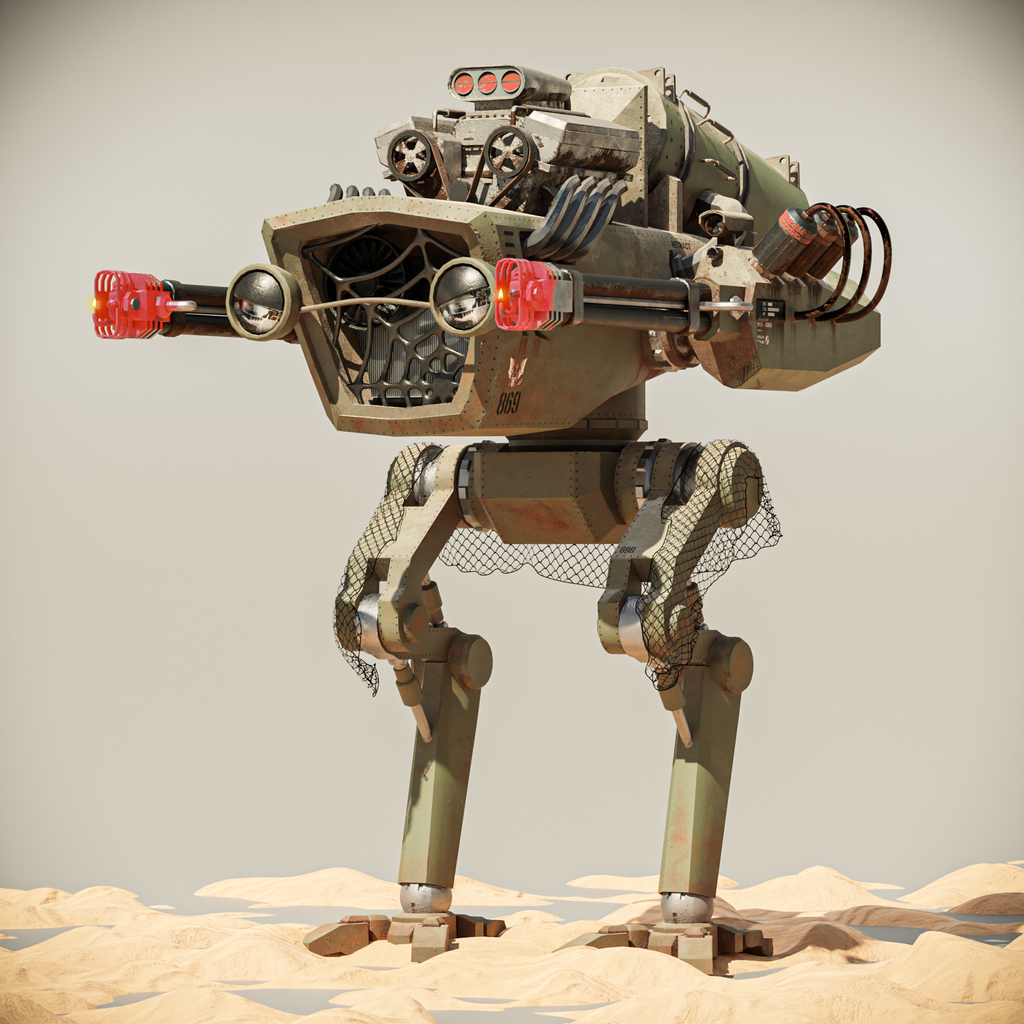 DeathRod | Sci-Fi Weapons models | BlenderKit
