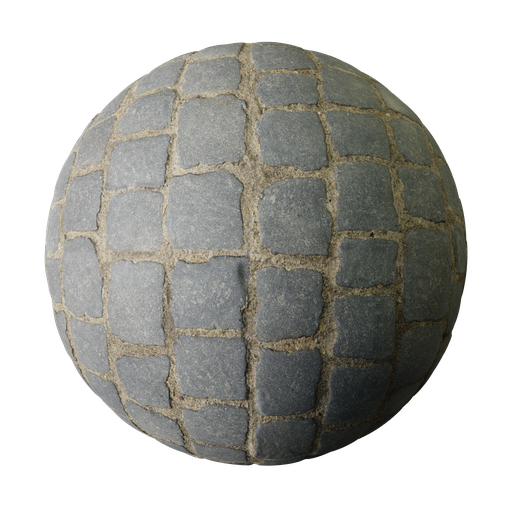 Procedural Cobblestone | FREE 3D paving materials | BlenderKit