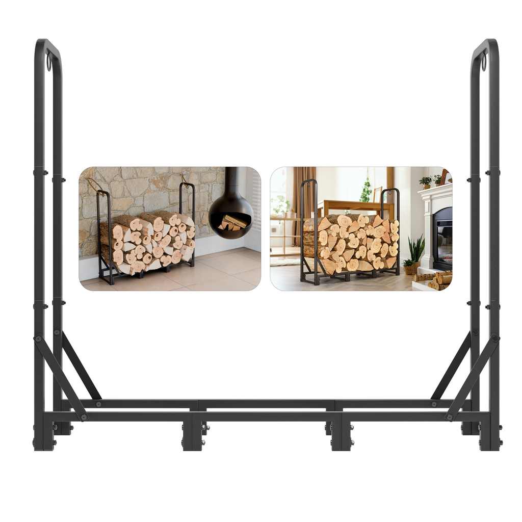 Firewood log rack basic | Fireplaces models | BlenderKit