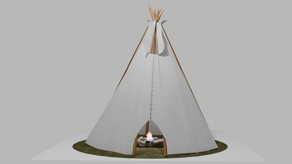 Teepee | Buildings models | BlenderKit