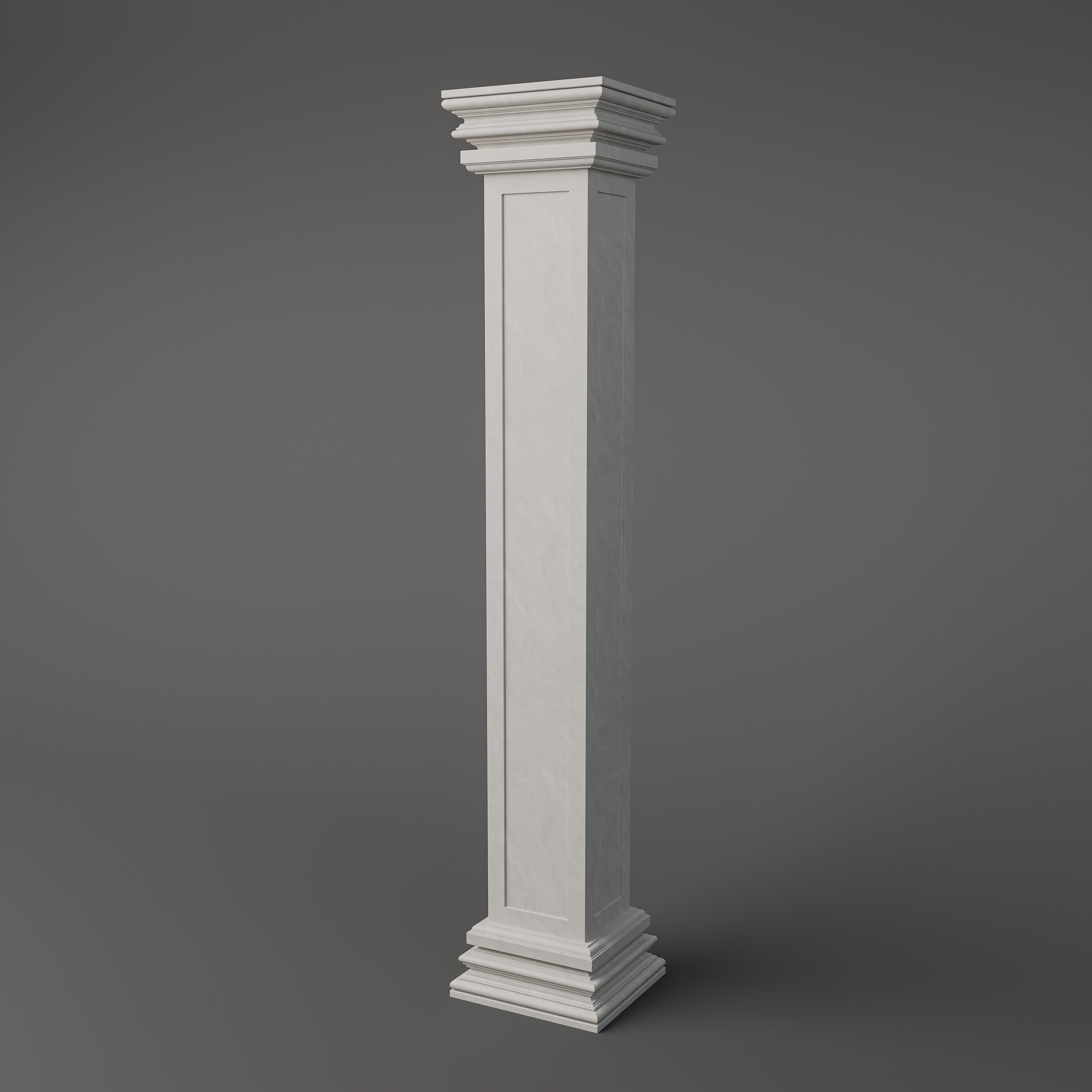 Classic Marble Column | Facades models | BlenderKit