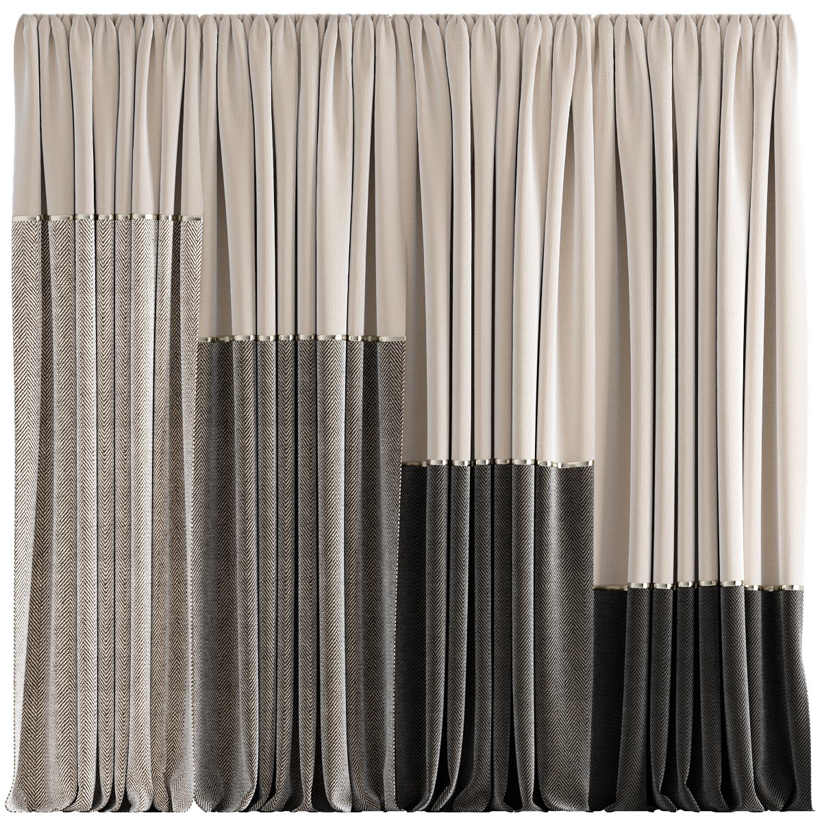 Curtains C | Curtains models | BlenderKit