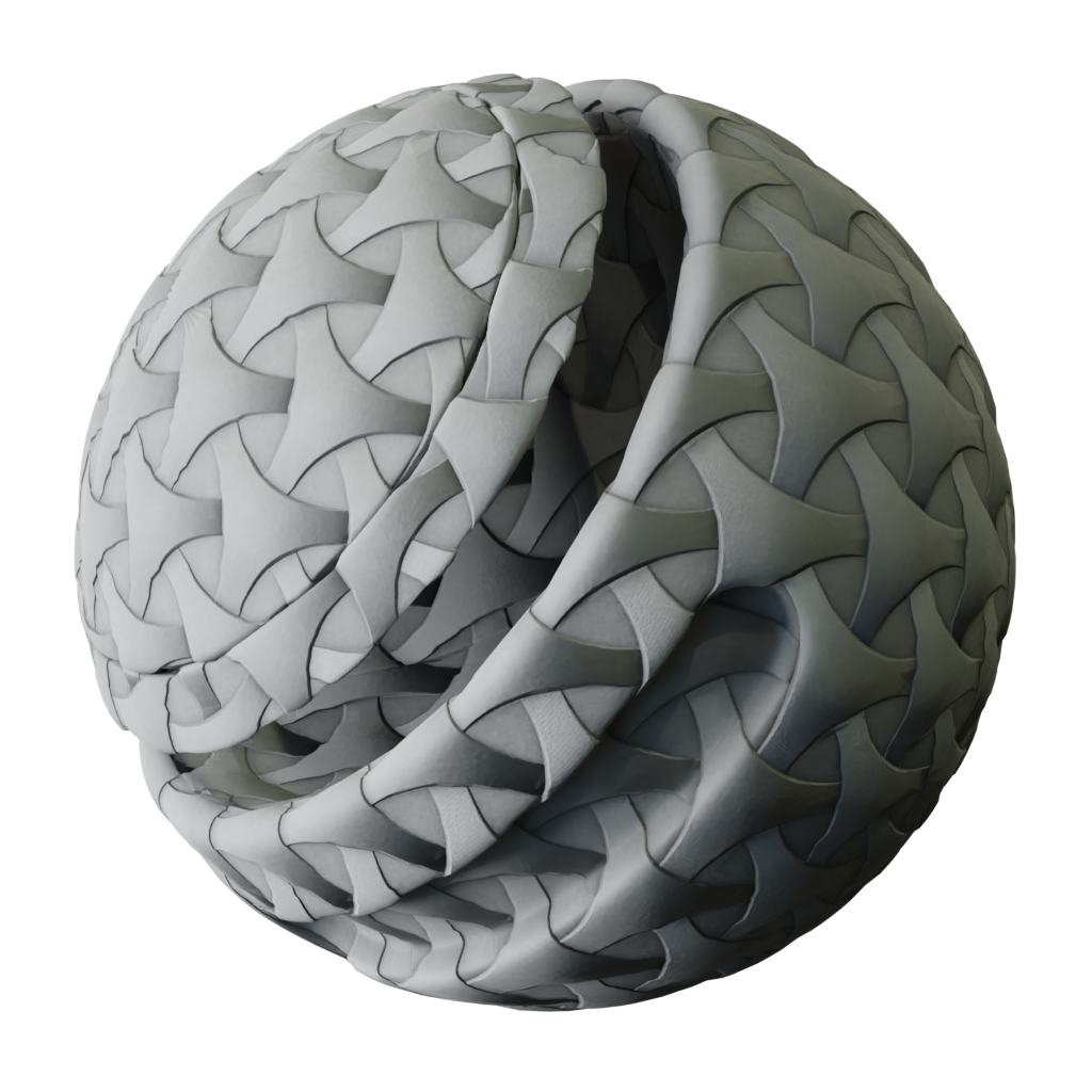 Y-Shaped Tiles White | FREE tiles materials | BlenderKit