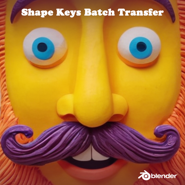 Shape Keys Batch Transfer Addon | BlenderKit