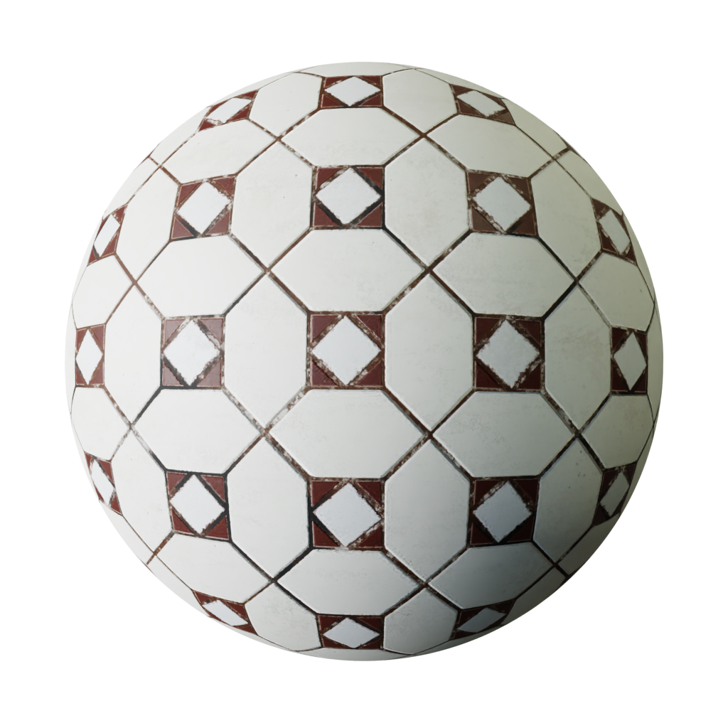 Square Diamond brown tiles | FREE tiles materials | BlenderKit