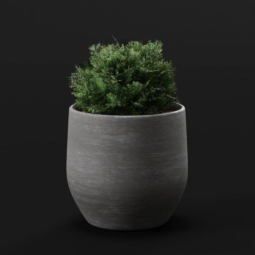 Flowers Small_Pot_1A.001 | Outdoor Plants models | BlenderKit