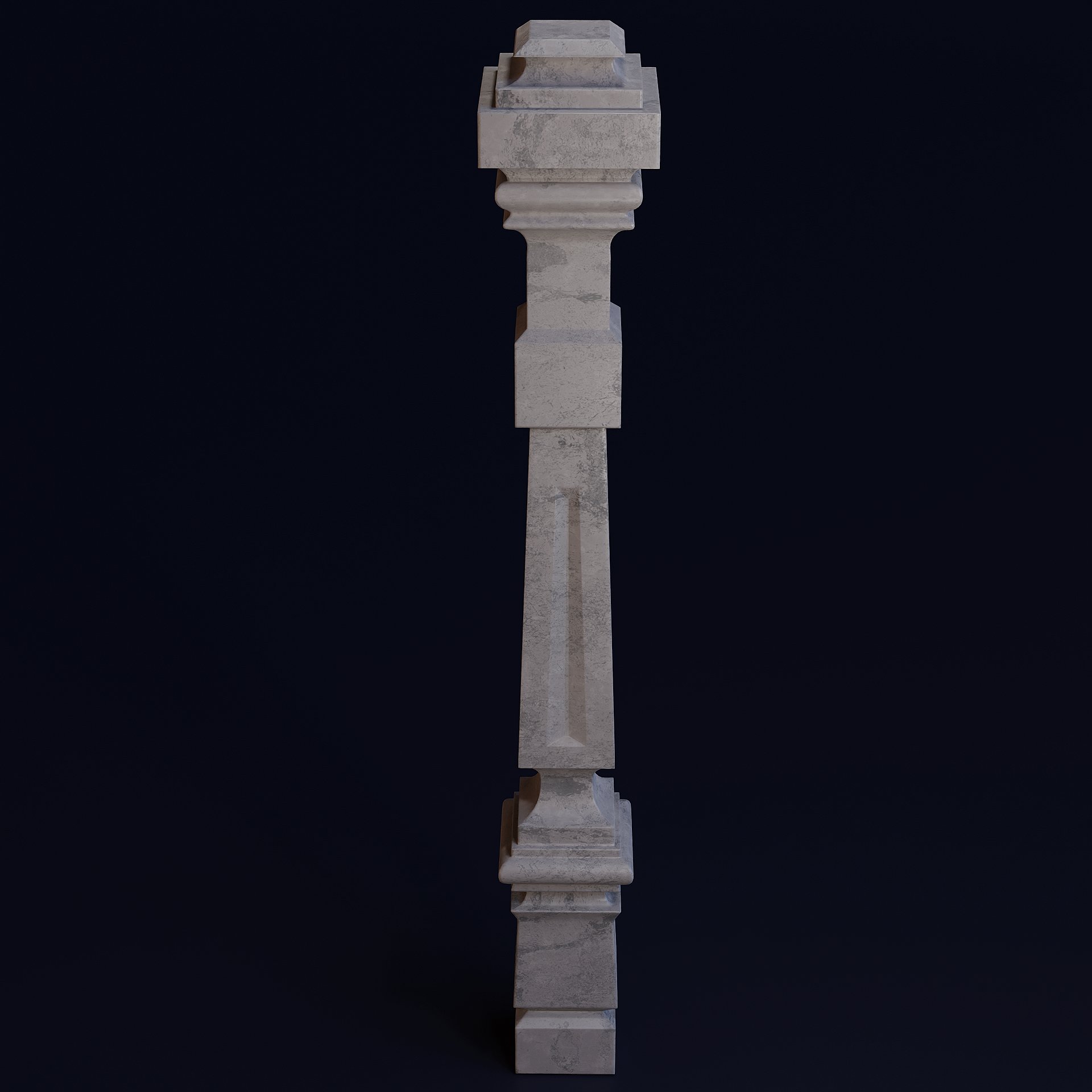 Column-09 | 3D Molding / Carving models | BlenderKit