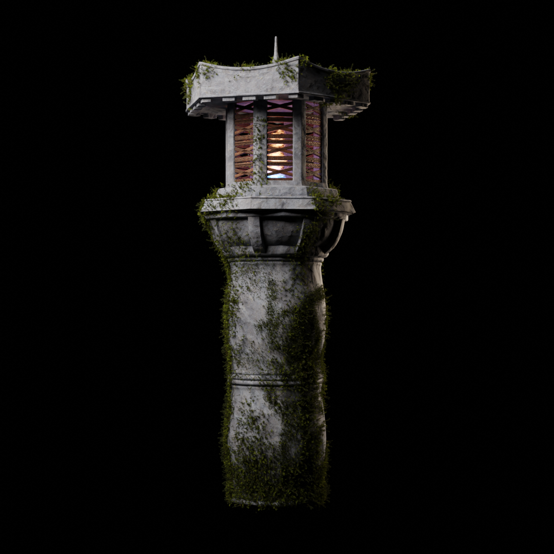 Stone Lamp Post | FREE Architectural Structures models | BlenderKit