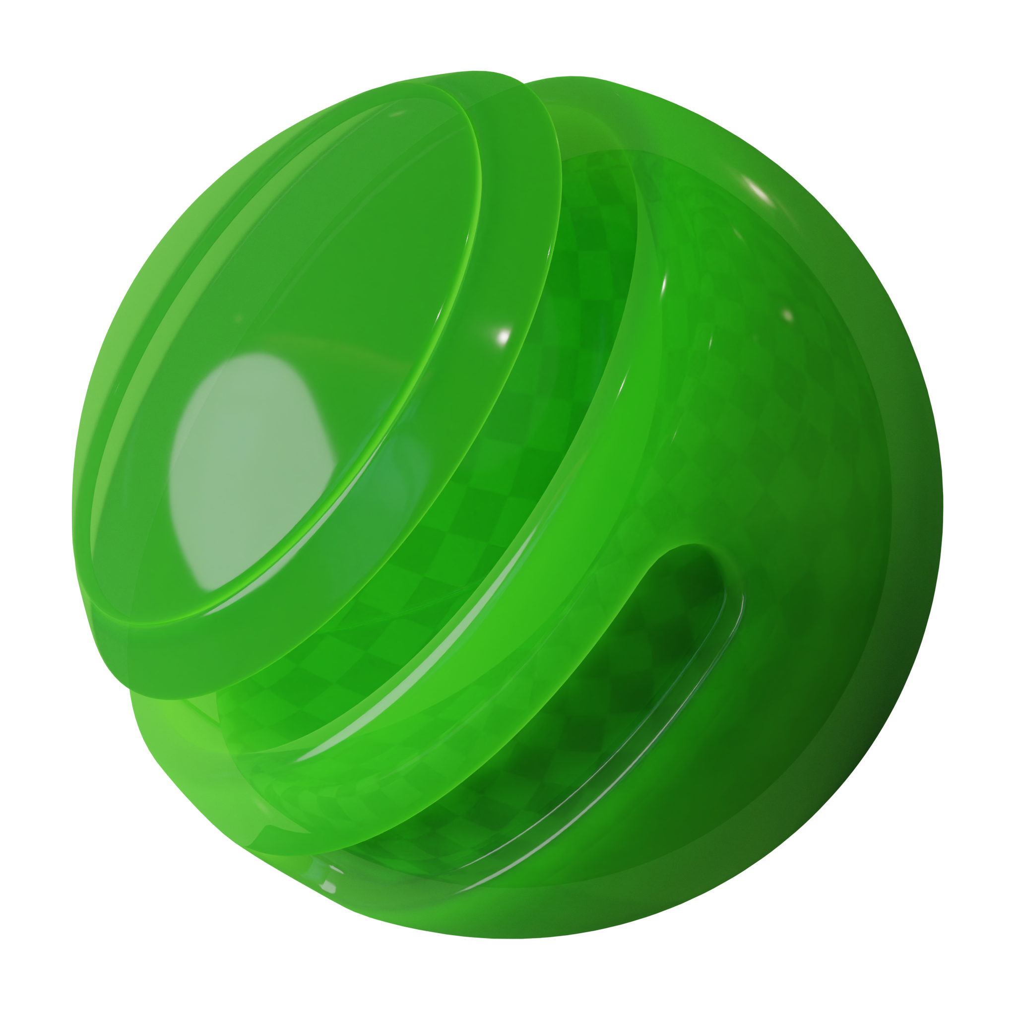 Translucent procedural green plastic | FREE plastic materials | BlenderKit
