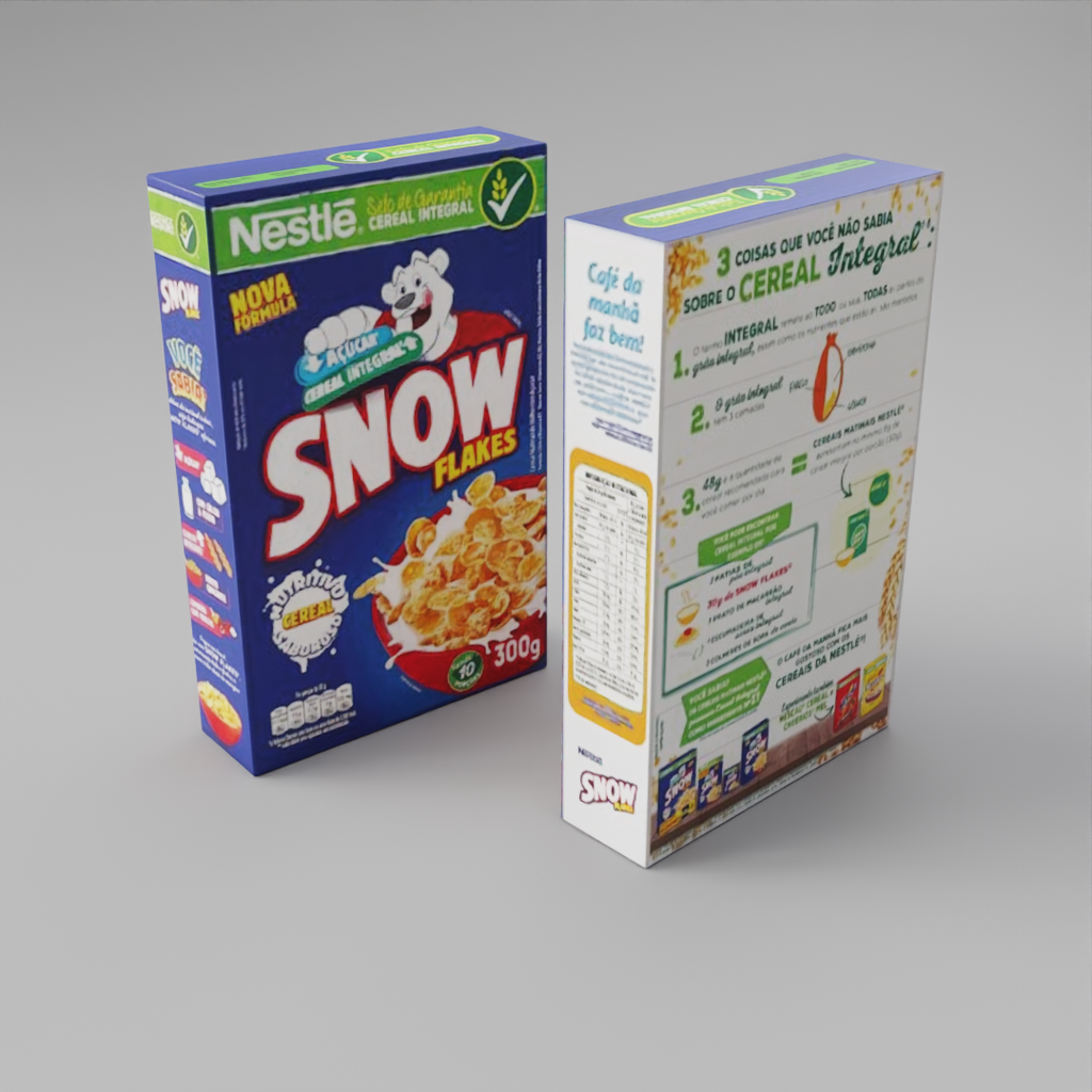 Corn Flakes Cereal Box | Food models | BlenderKit