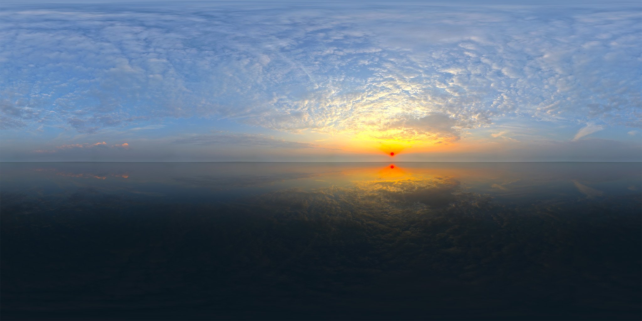 Pure sky at sunset and dusk | Nature HDRis | BlenderKit