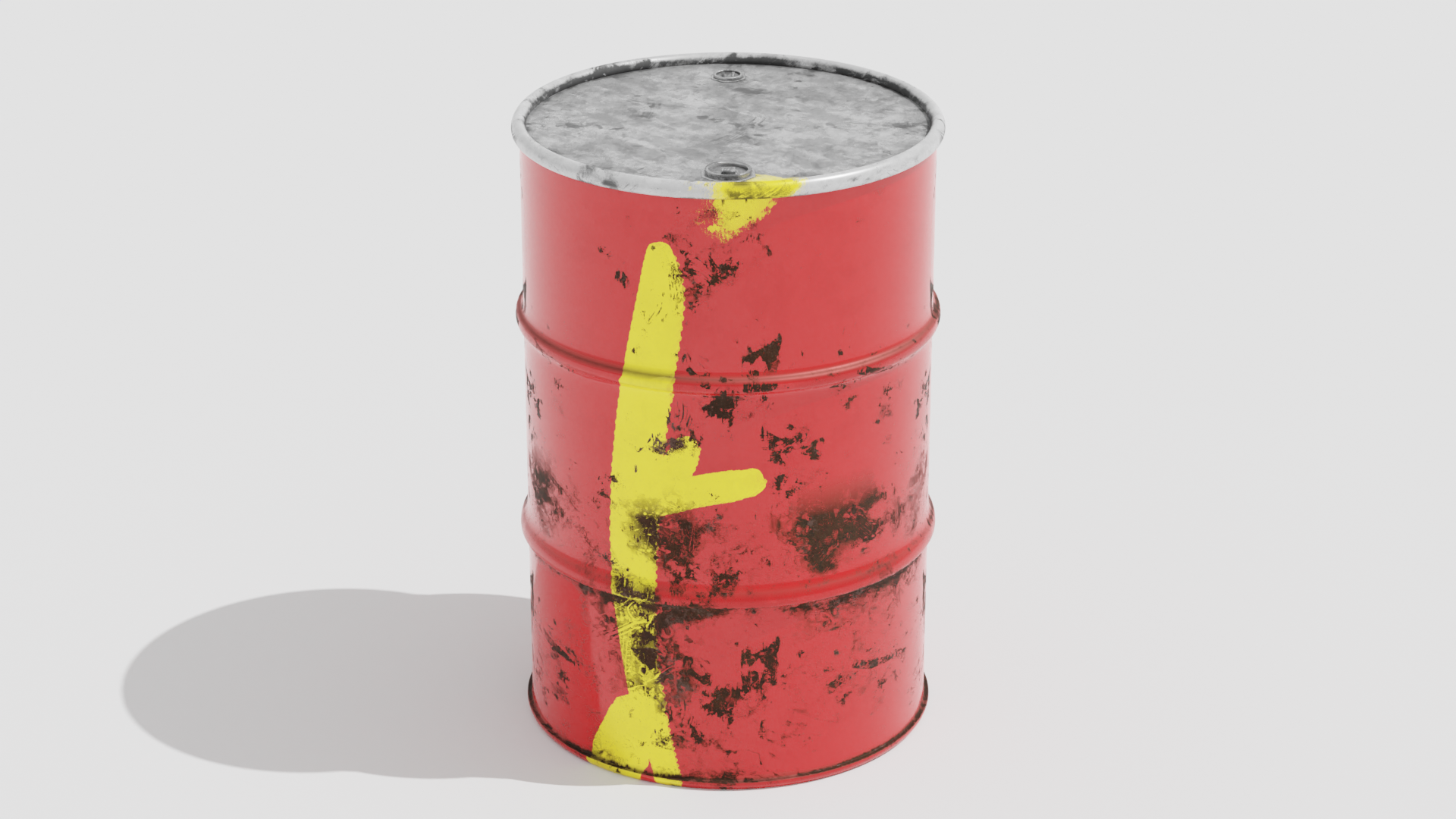 Oil Drum Dirty | FREE Containers models | BlenderKit