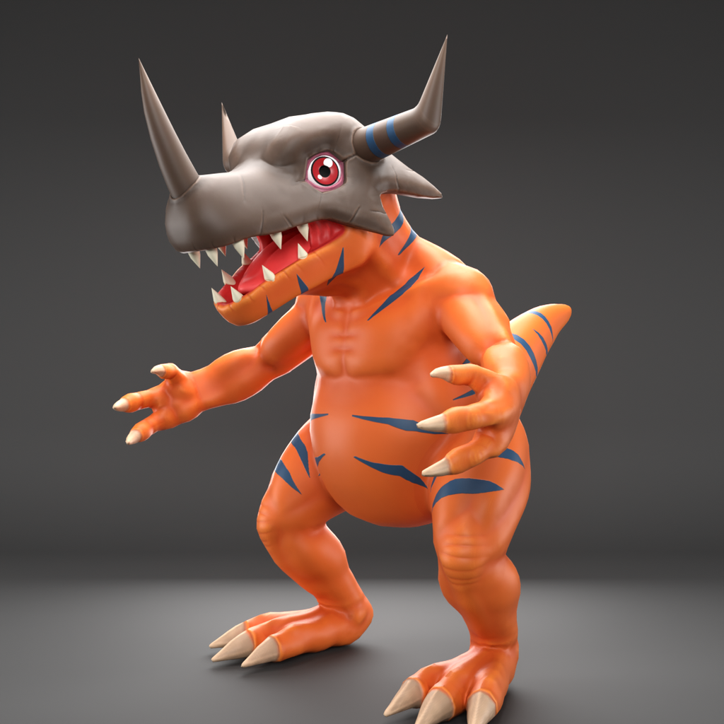 Greymon | Monsters & Creatures models | BlenderKit