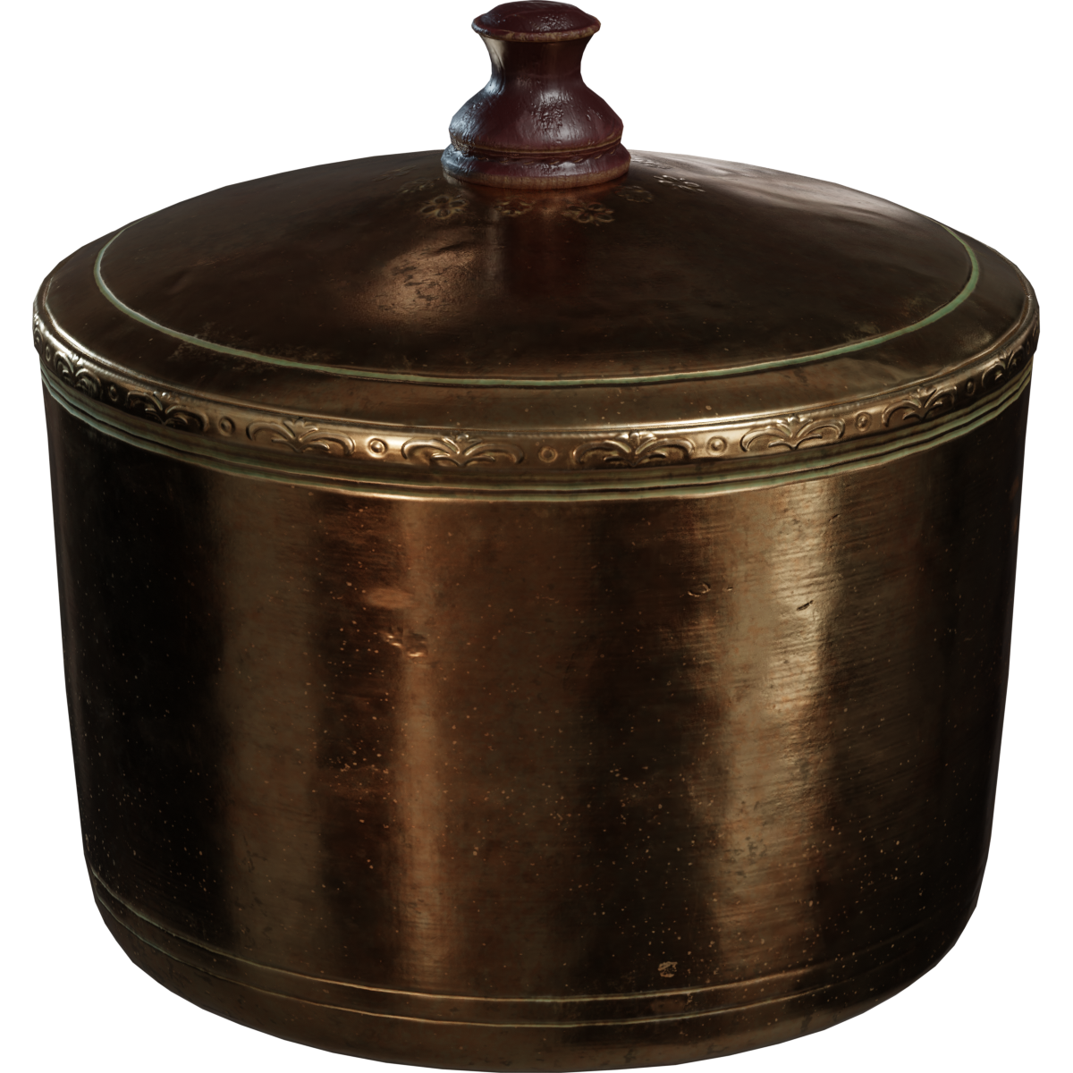 Brass Pot 01 | FREE Miscellaneous models | BlenderKit