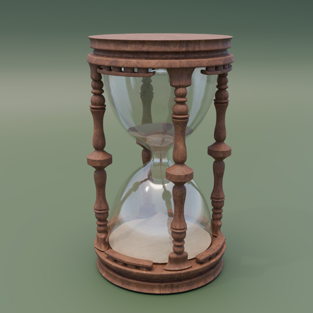 Hourglass | Clocks models | BlenderKit