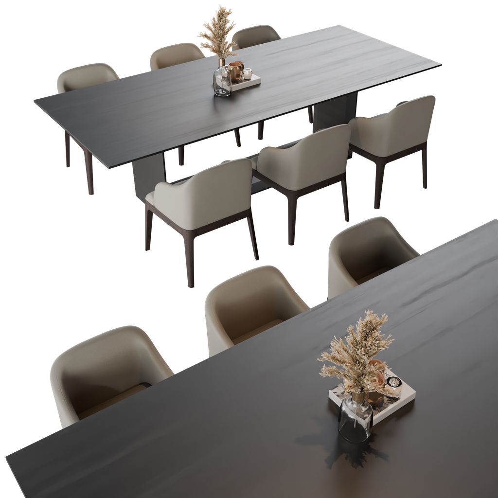 Dining table set | Tables models | BlenderKit