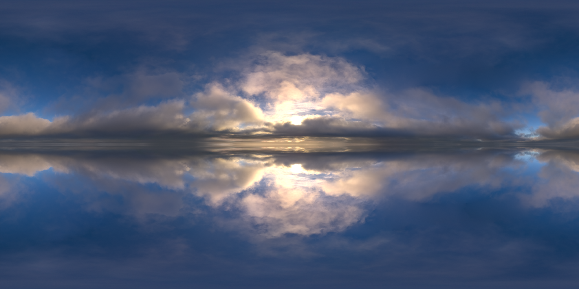 Infinite Sky HDR - Low Cloud Sunset | Nature HDRis | BlenderKit