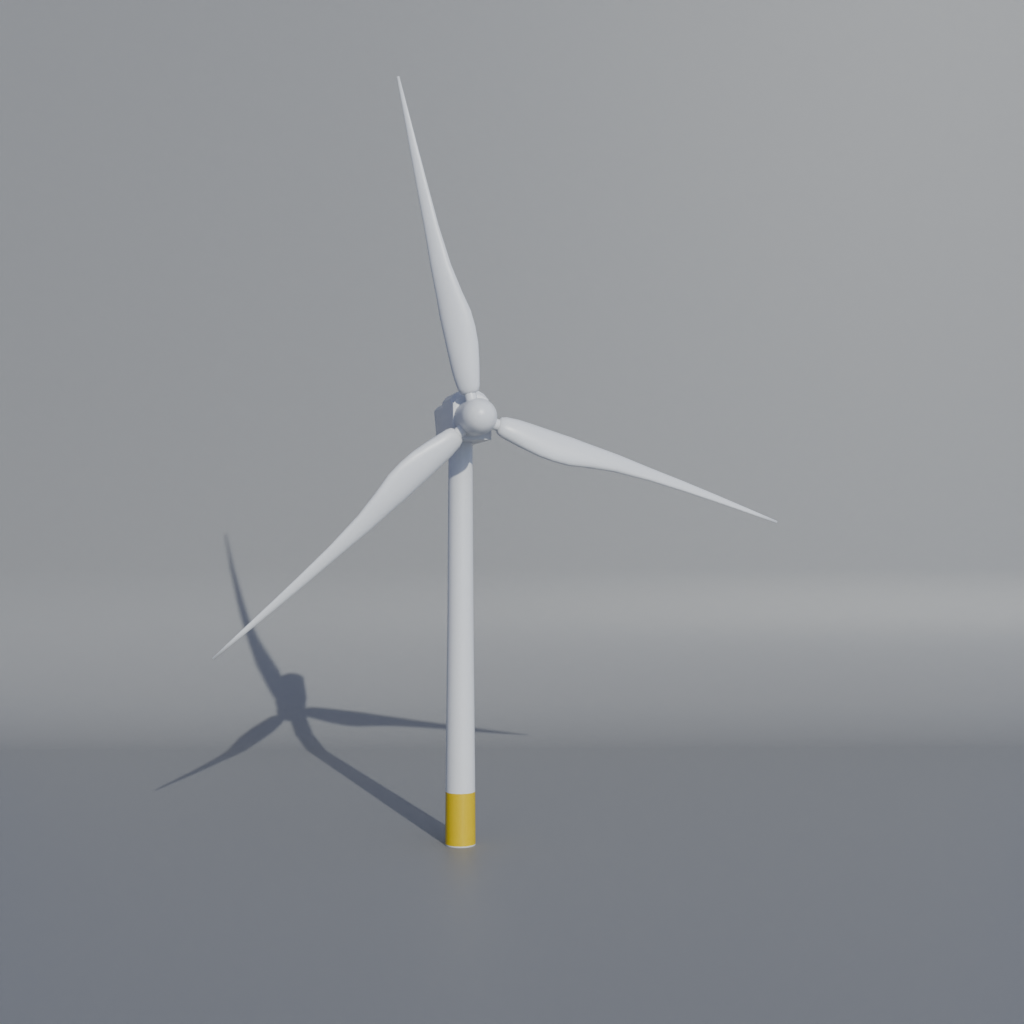 Wind Turbine | FREE Industrial Machinery models | BlenderKit