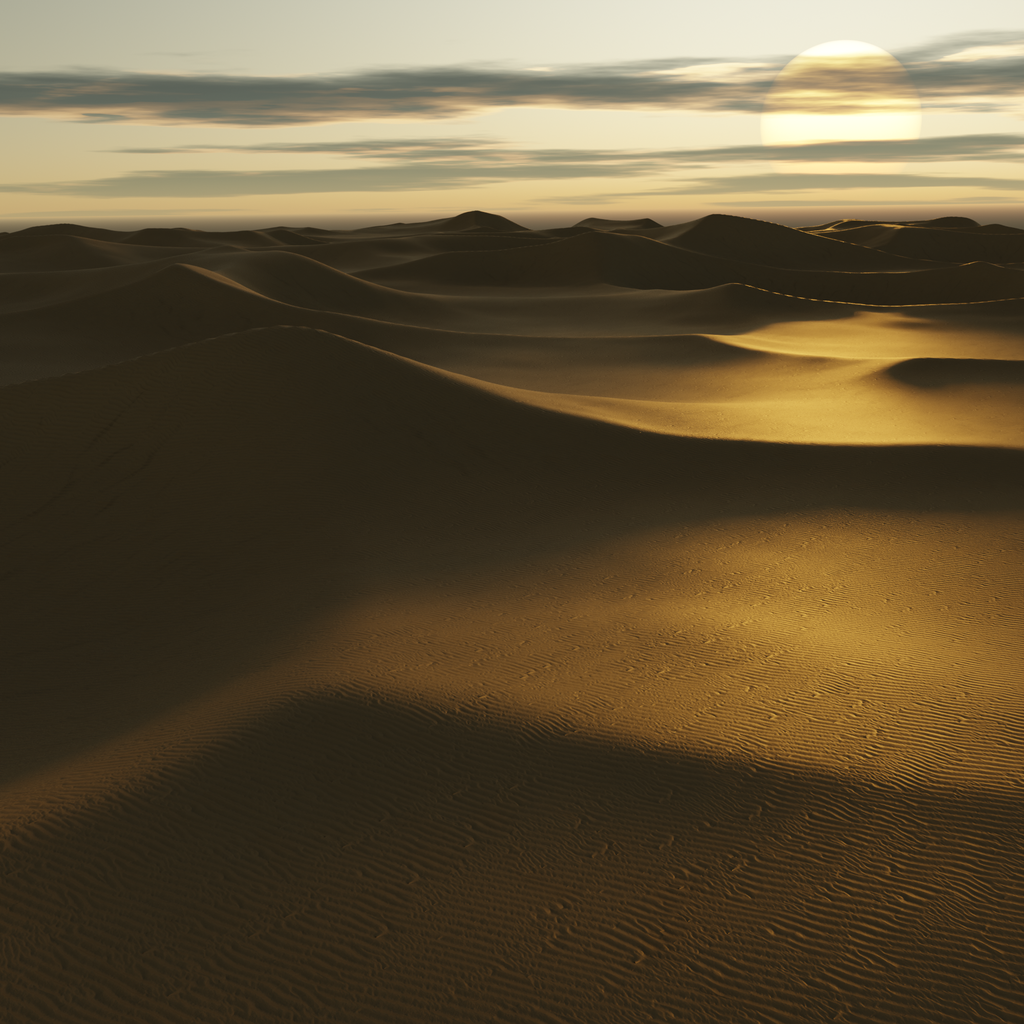 Desert Terrain | FREE Terrains models | BlenderKit