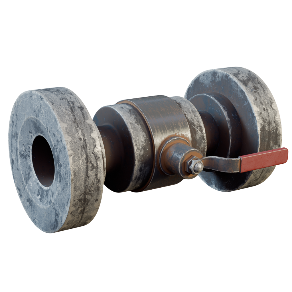 Industrial Valve | Industrial parts models | BlenderKit