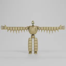 Robot in Laputa Castle | Robots Characters models | BlenderKit