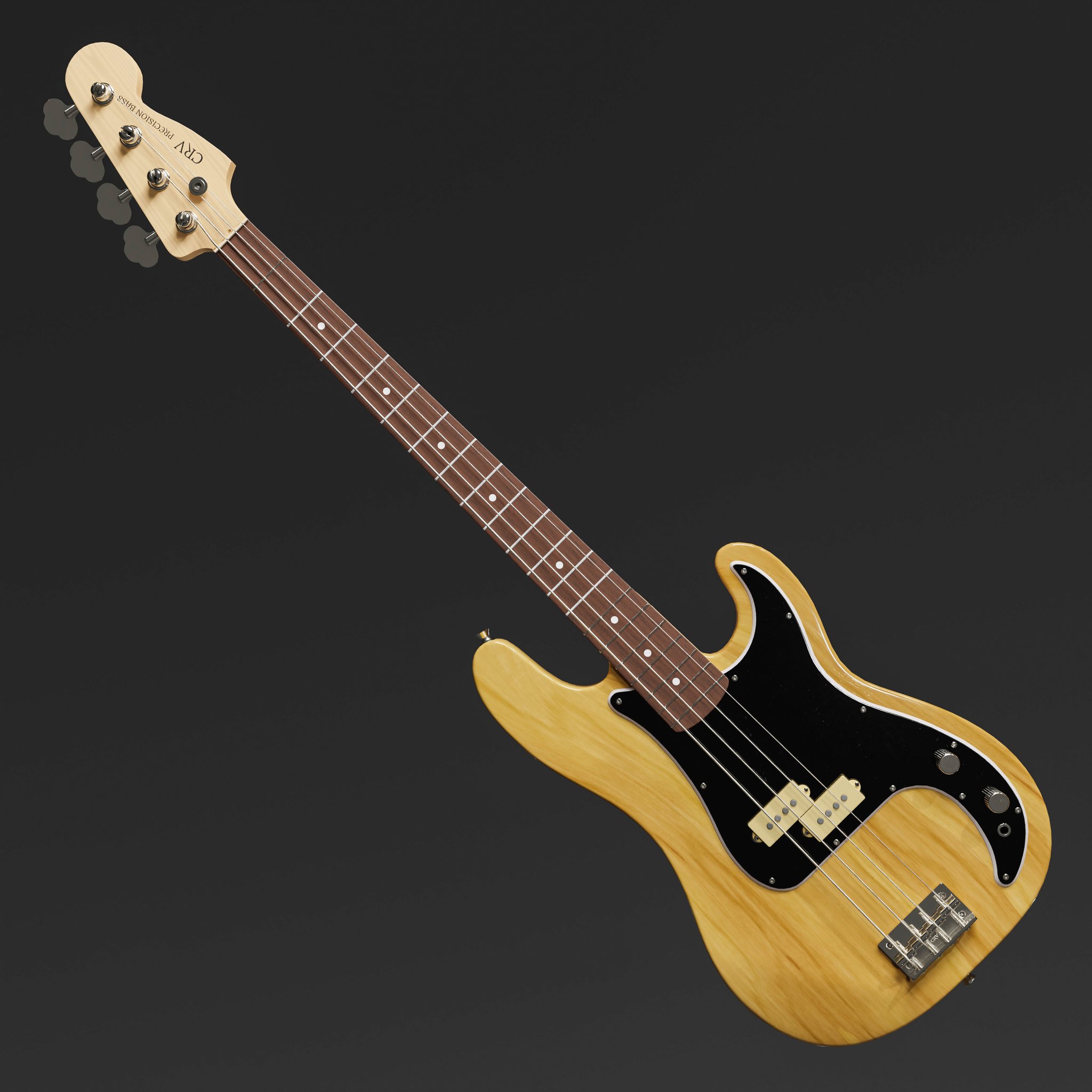 CRV Precision Bass Wood | Musical Instruments models | BlenderKit