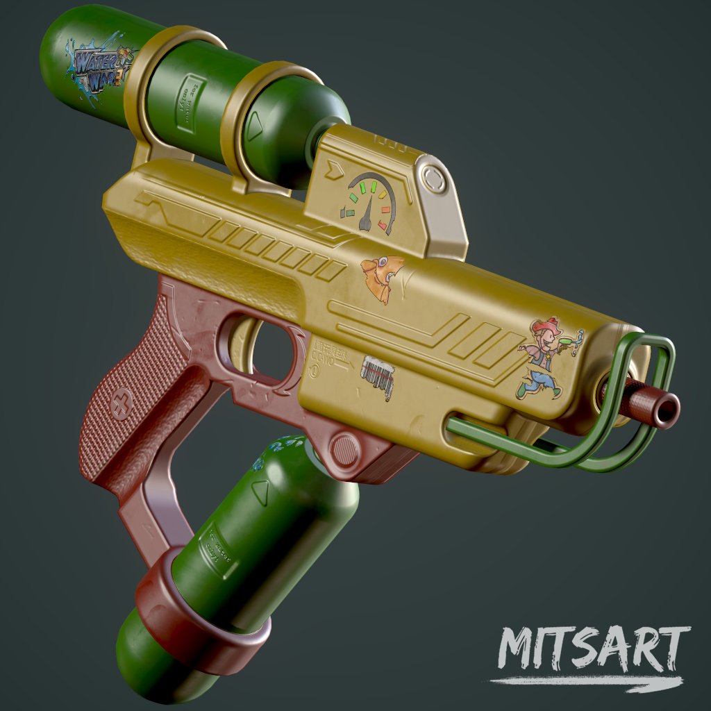 WaterGun | Hobby Accessories models | BlenderKit