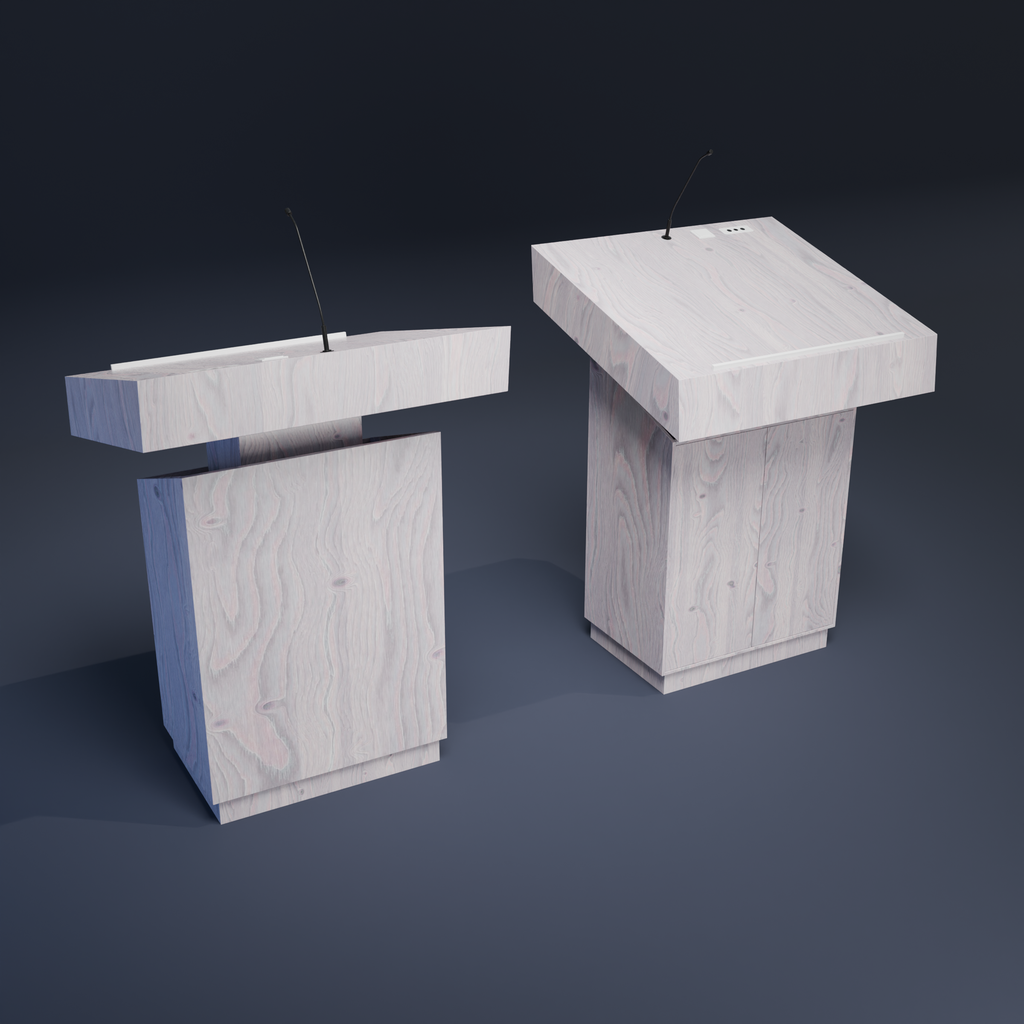 TELL lecter podium | FREE Miscellaneous models | BlenderKit