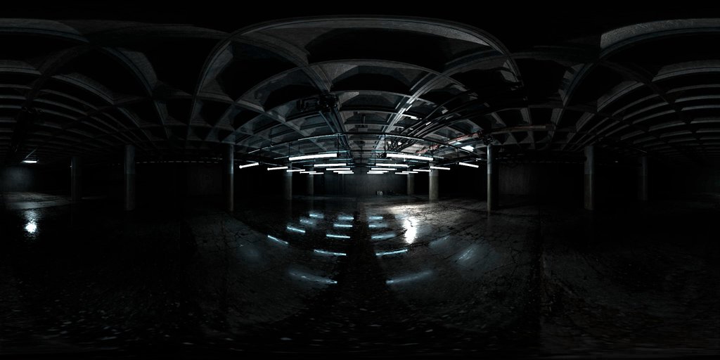 Concrete Depths Subterranean View | FREE Interiors HDRis | BlenderKit