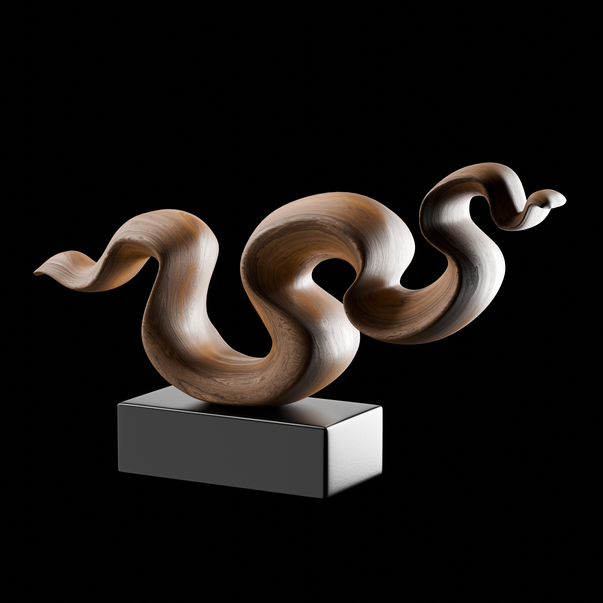 Abstract sculpture | FREE Interior Sculptures models | BlenderKit