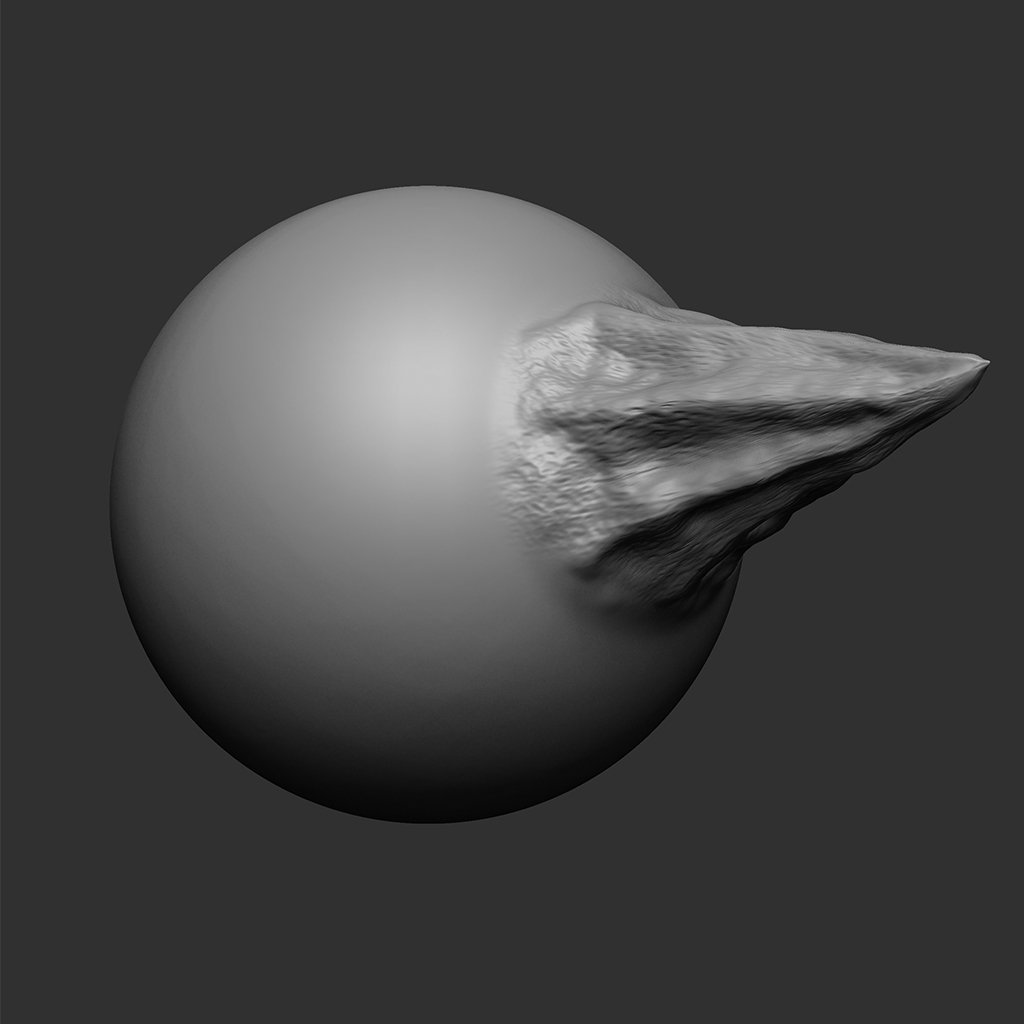 Thorn Horn Brush - 01 | FREE Animal / Creature Tail & Horns brushes ...