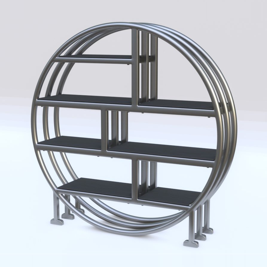 Round Shelf | FREE Shelves models | BlenderKit