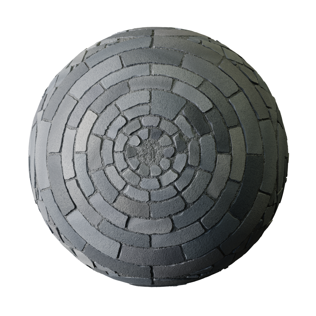 Circular paving | FREE paving materials | BlenderKit