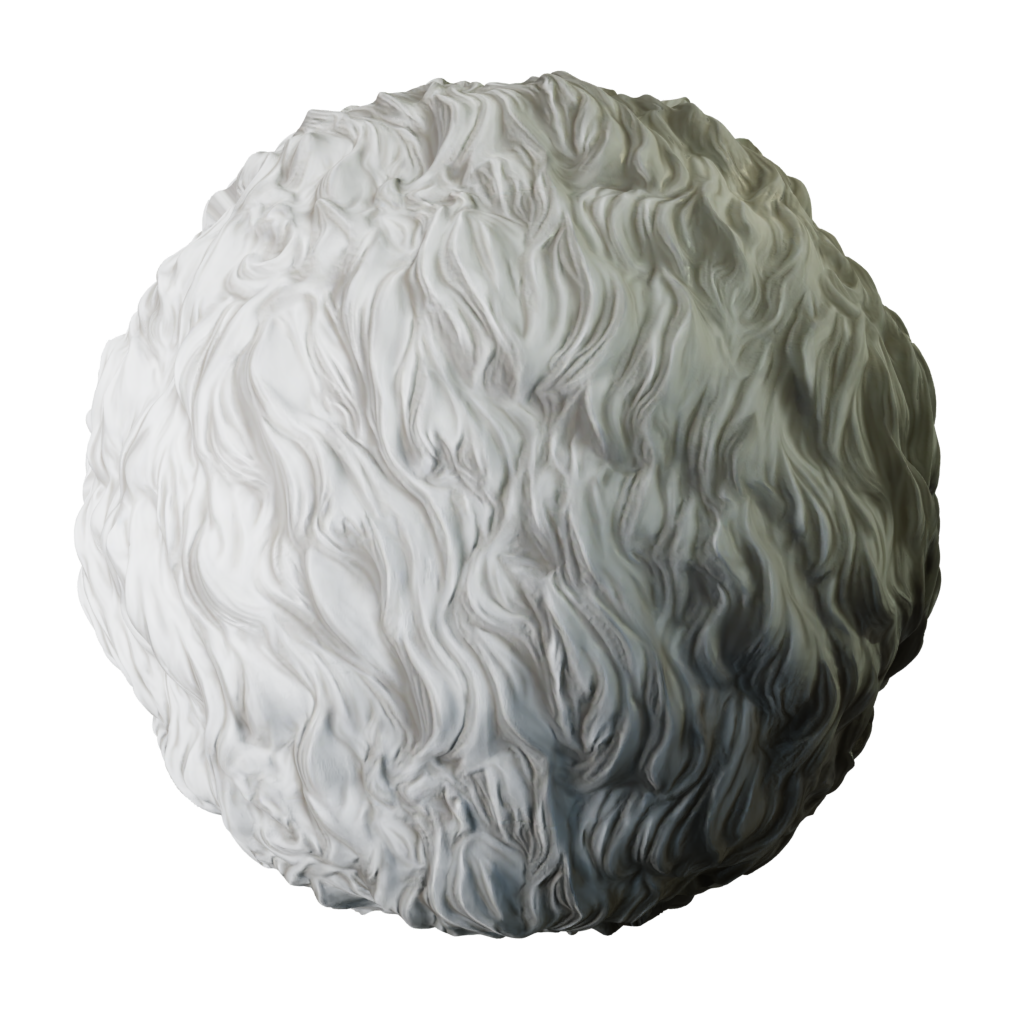 Whipped Cream Waves | FREE food materials | BlenderKit