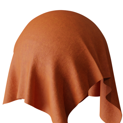 Orange Fabric | FREE fabric materials | BlenderKit
