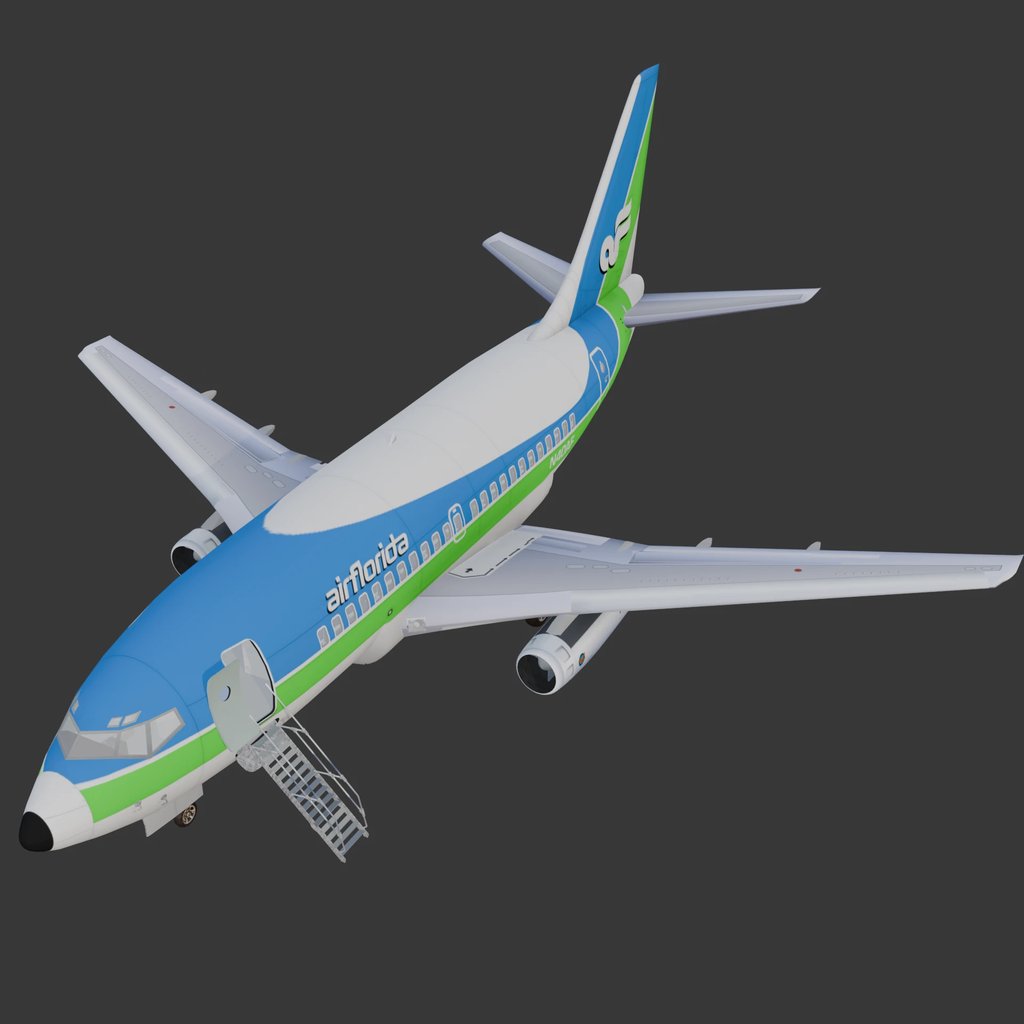 A320-200 | FREE Airplane models | BlenderKit