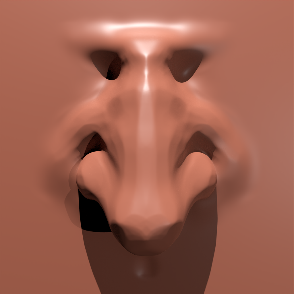 Sculptural Prominent Nose | Human Face brushes | BlenderKit