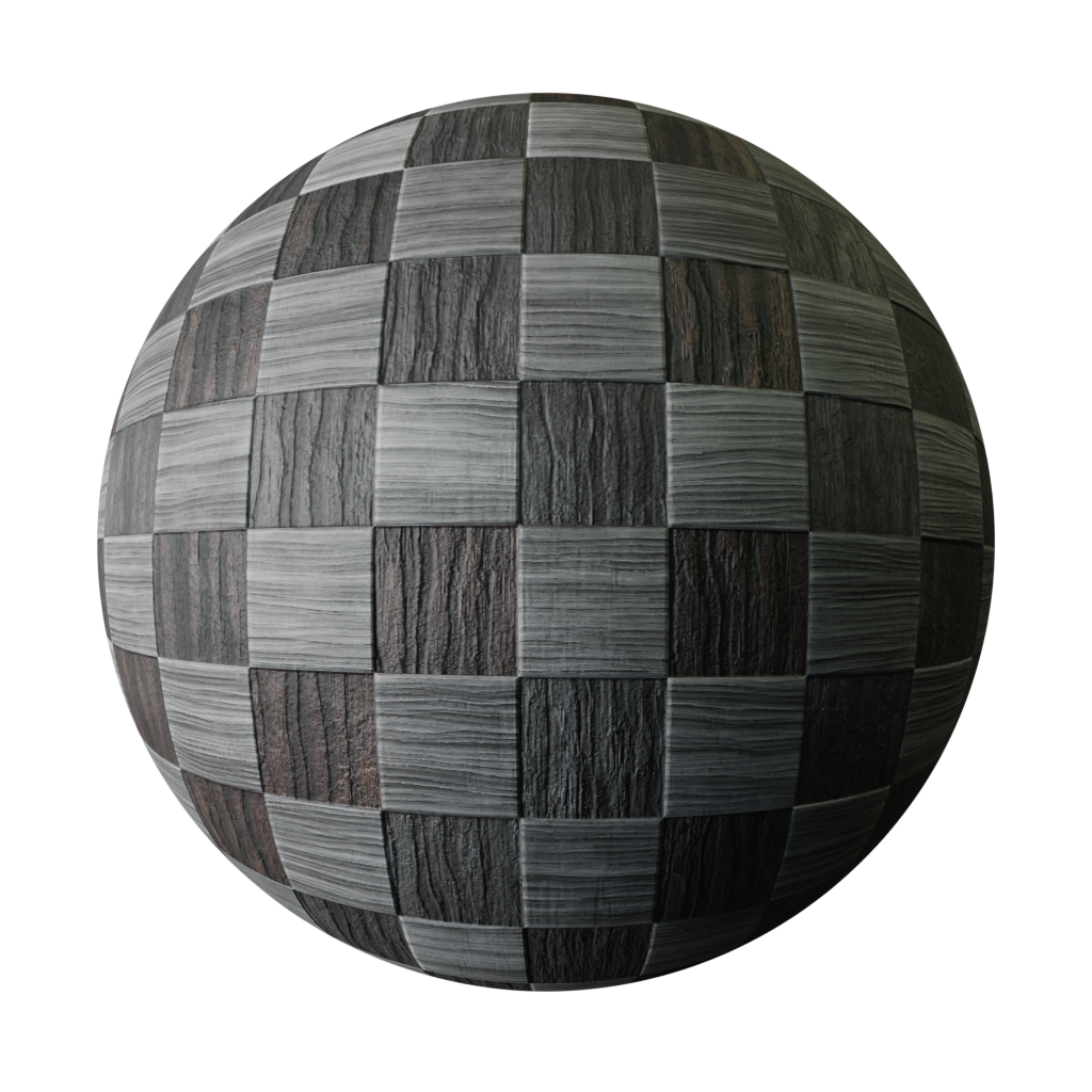 Black blocks wall | FREE wood materials | BlenderKit