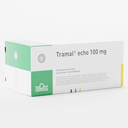 box of medicine Tramal | Pharmacy models | BlenderKit