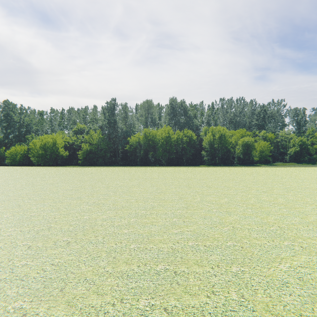 BlenderKit | Download the FREE Greenleaf Treeline Backdrop 003 model
