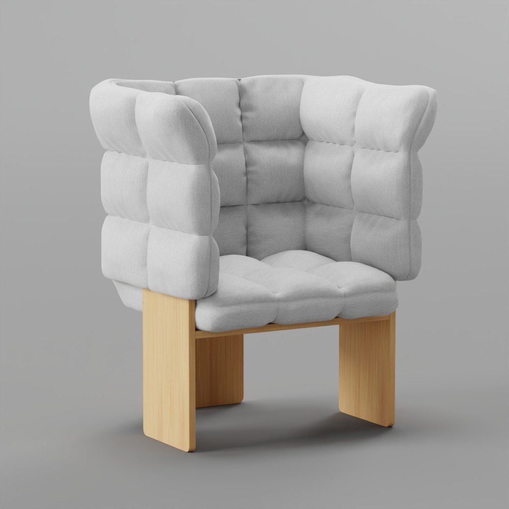 Soft chair | FREE Chairs models | BlenderKit