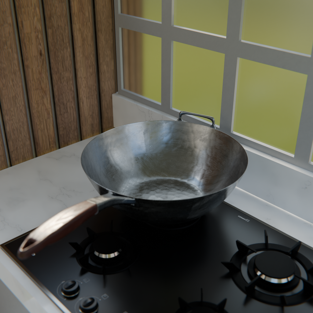 Wok Pan | Kitchen Appliances models | BlenderKit