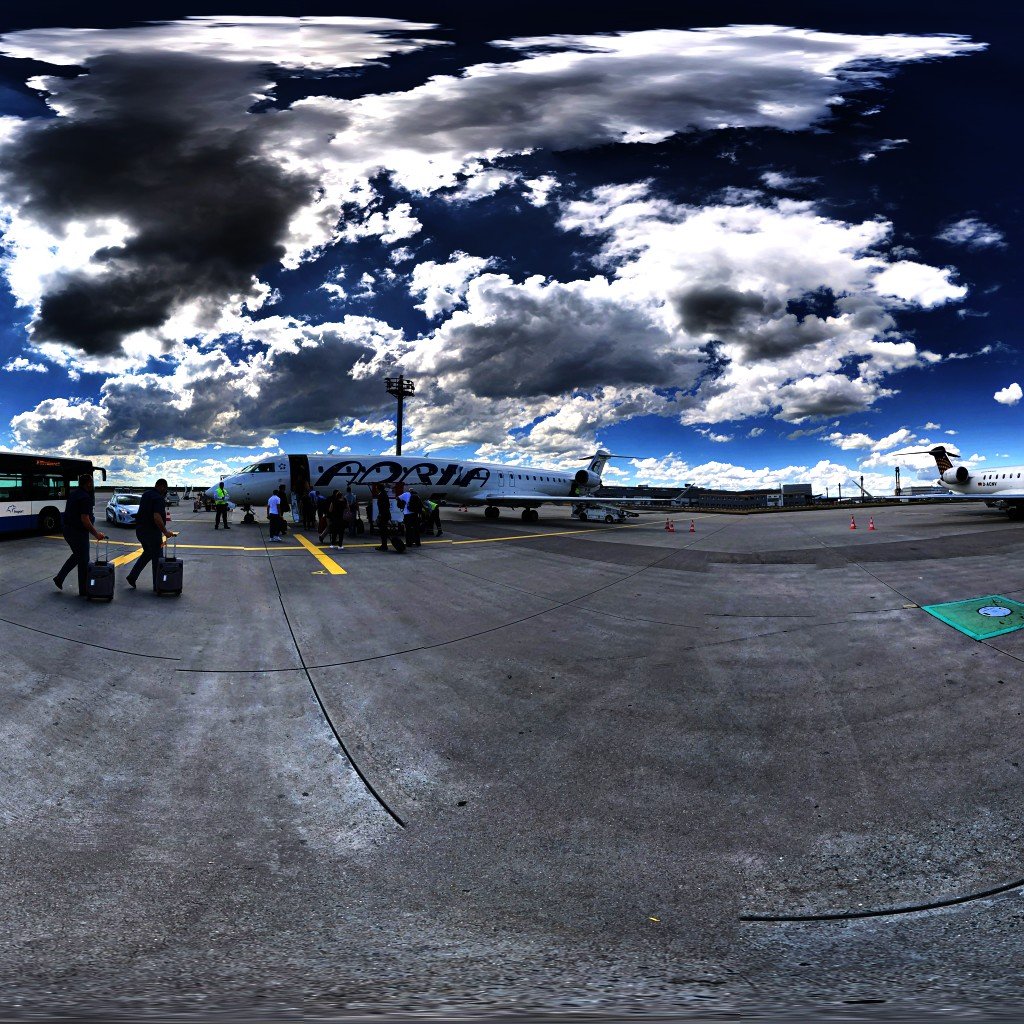 BlenderKit hdr: Frankfort Airport HDRI in category Outdoor > Urban by ...