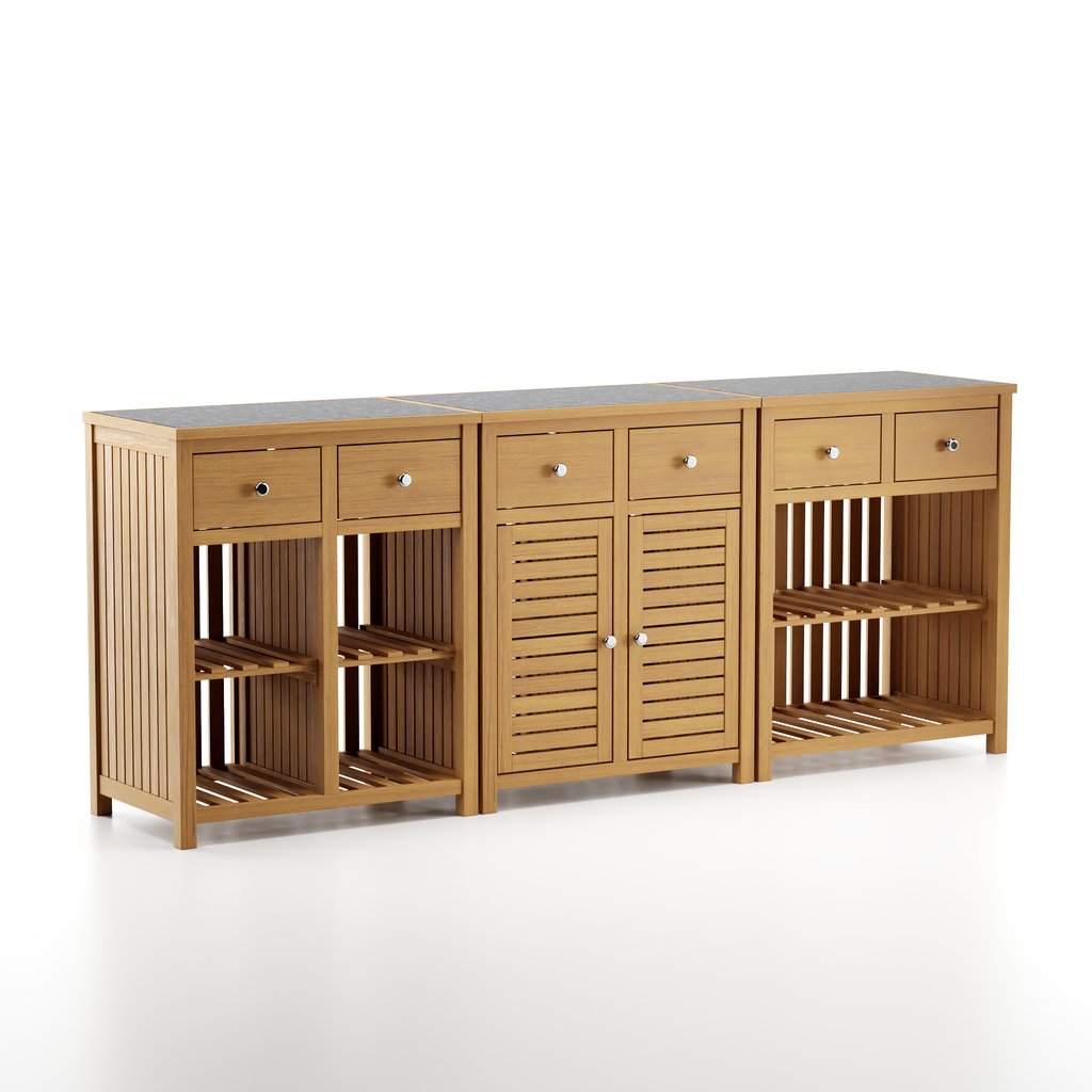 Kitchen Modular Set | FREE Kitchen Sets models | BlenderKit