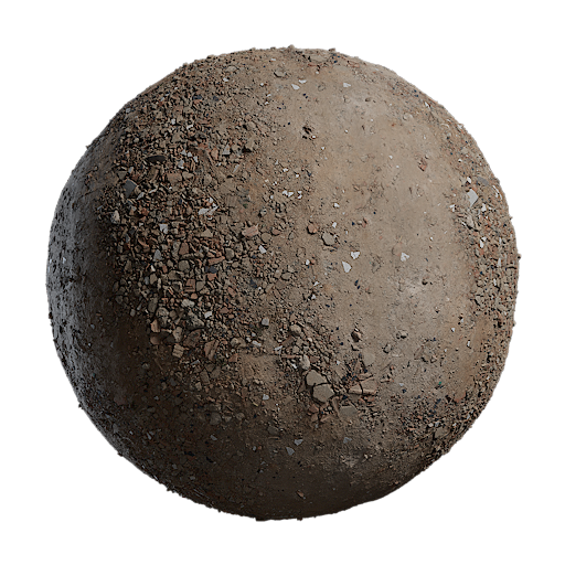 Debris Ground | FREE ground materials | BlenderKit