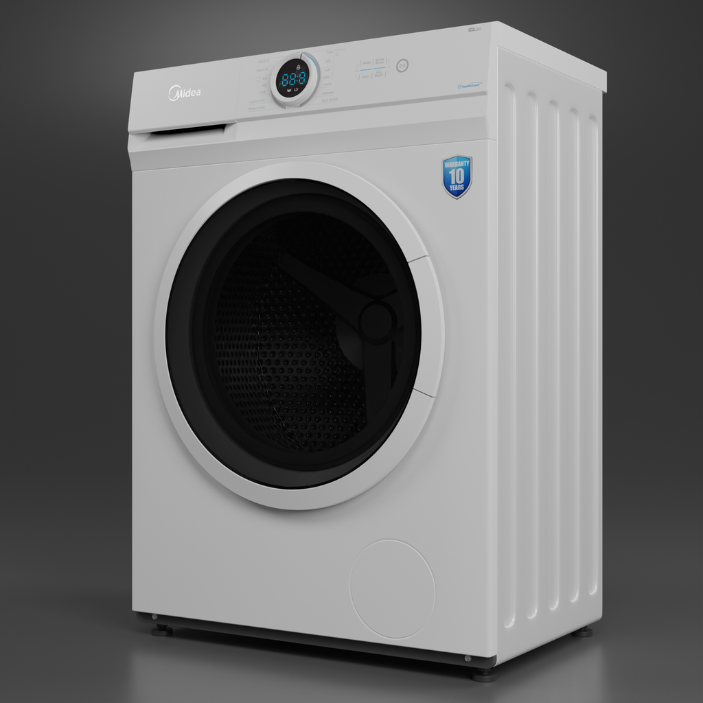 BlenderKit | Download the FREE Midea Washing Machine MF100W75 model